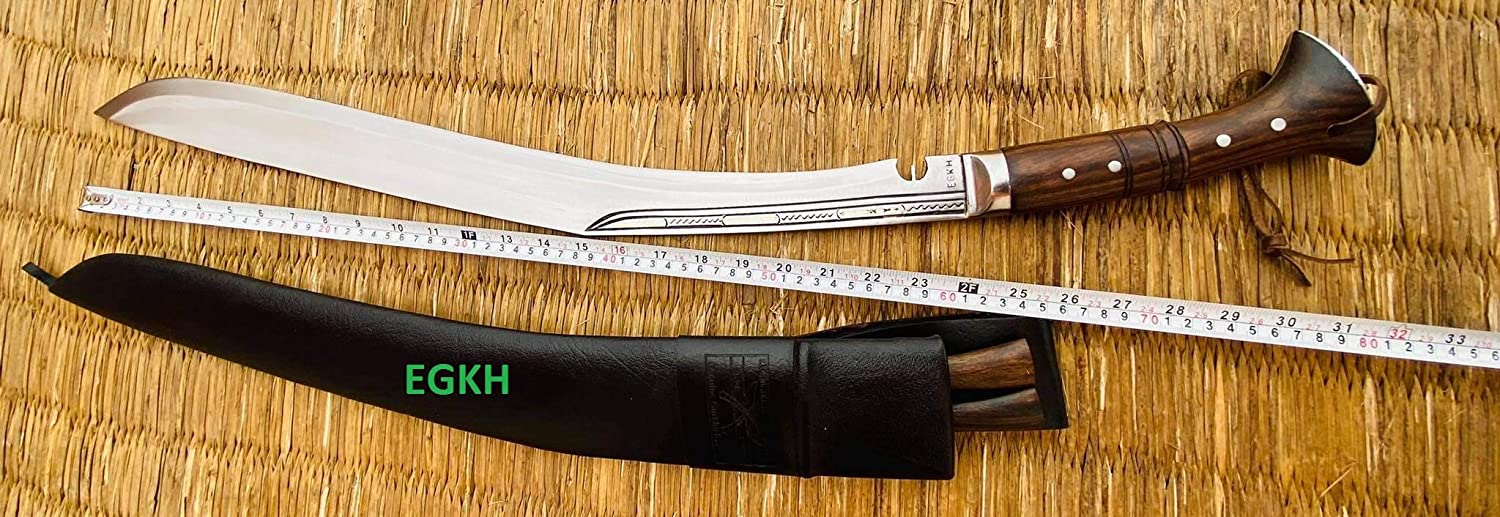 24" Sirupate Full tang Traditional Kukri - Large Sword khukuri (Camping ...