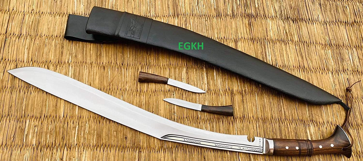 24" Sirupate Full tang Traditional Kukri - Large Sword khukuri (Camping ...