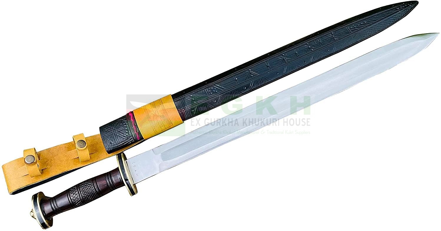 25″ Ancient Viking Sword | Handmade Tactical Double Edge Sword
