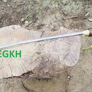36" Buff Head Khukuri | Hand Forged Sacrificial Large Kukri