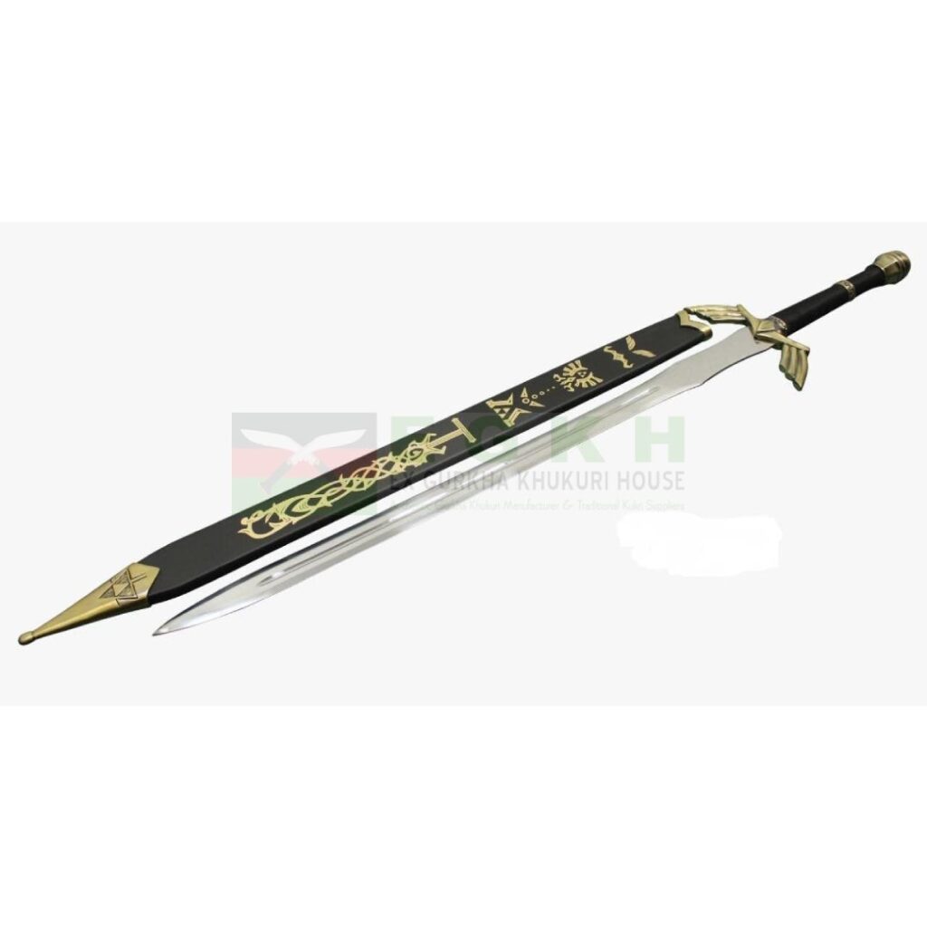 30" Blade Hand Forged High Carbon Steel Viking Sting Sword with Black ...