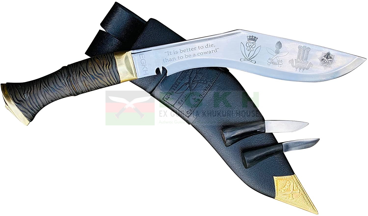 10" Brigade of Gurkha Cap Badge Khukuri | EGKH