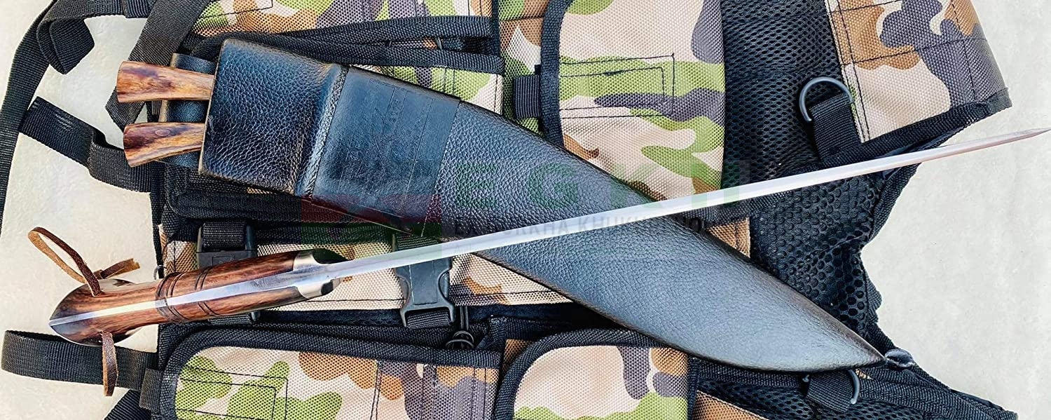 15" Handmade Full Tang Traditional Sirupate Hunting Kukri