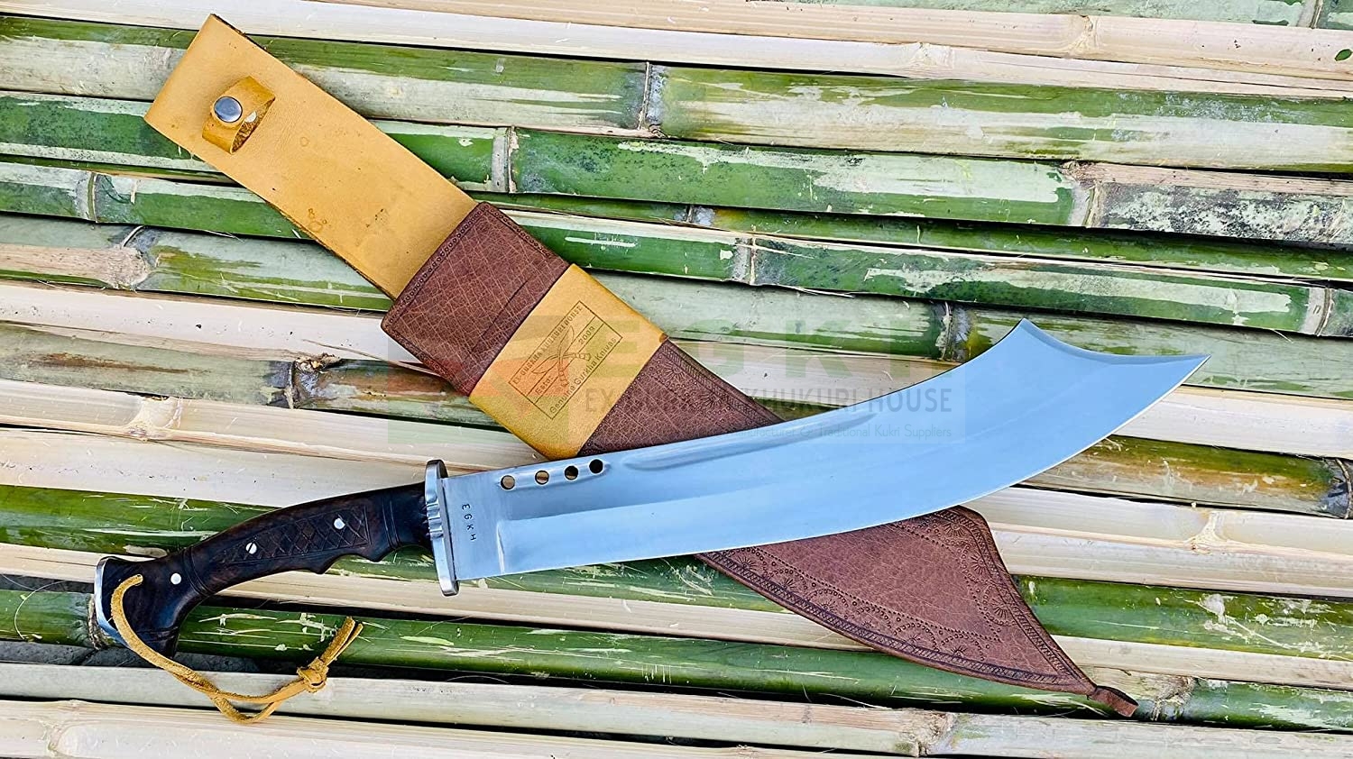 15 inches Blade kopis sword, Hand Forged Bushcraft sword, 5160 leaf ... 15 inches Blade kopis sword, Hand Forged Bushcraft sword, 5160 leaf ...