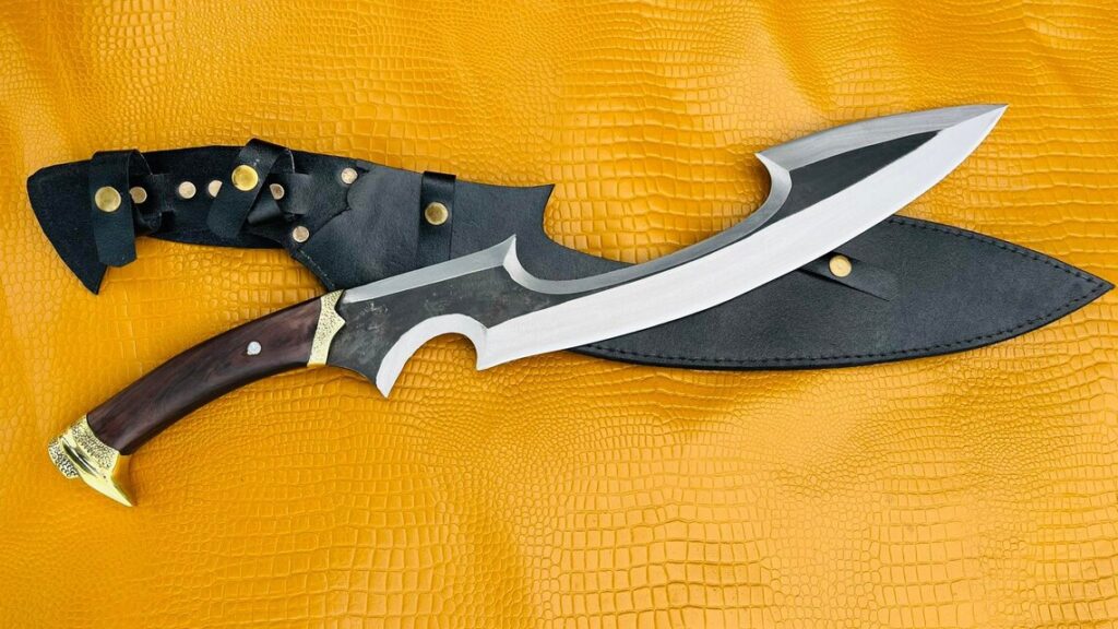 20" Hand Forged Modern Khopesh Sword, Machete