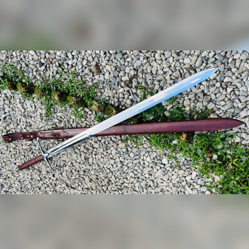 48″ Custom Hand Forged Longsword | Two Handed Viking Sword