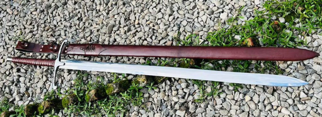 48″ Custom Hand Forged Longsword | Two Handed Viking Sword