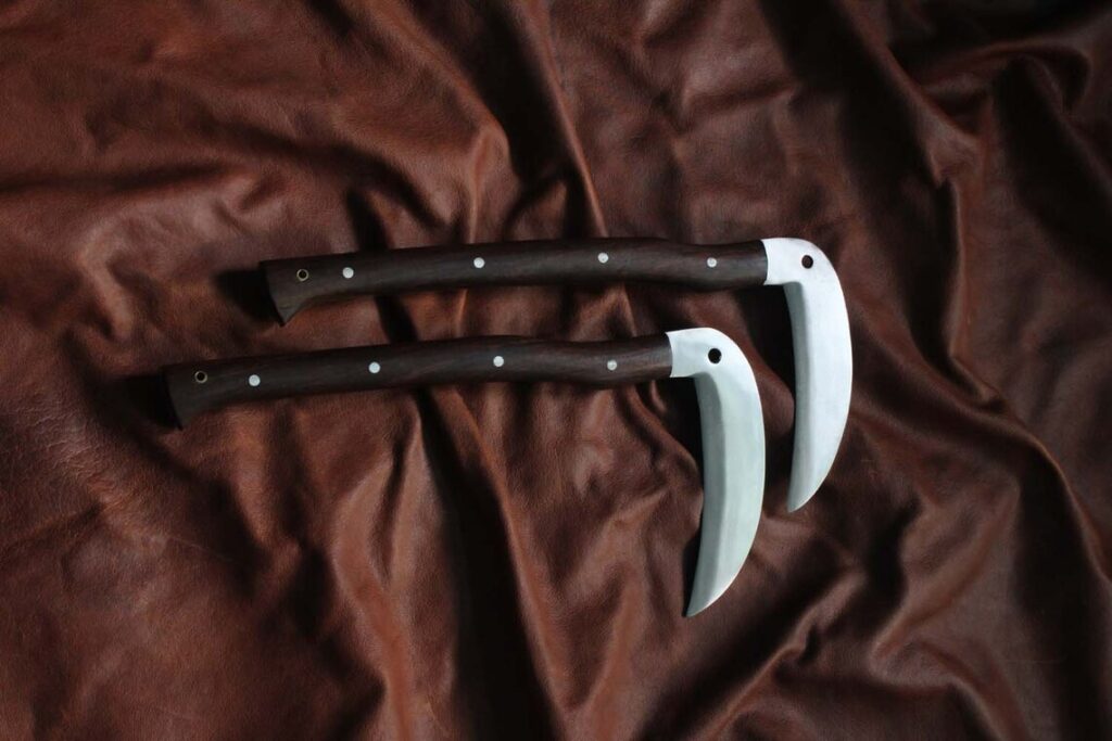 7" Blade Kama Farmer Traditional Okinawan Kukri Knife